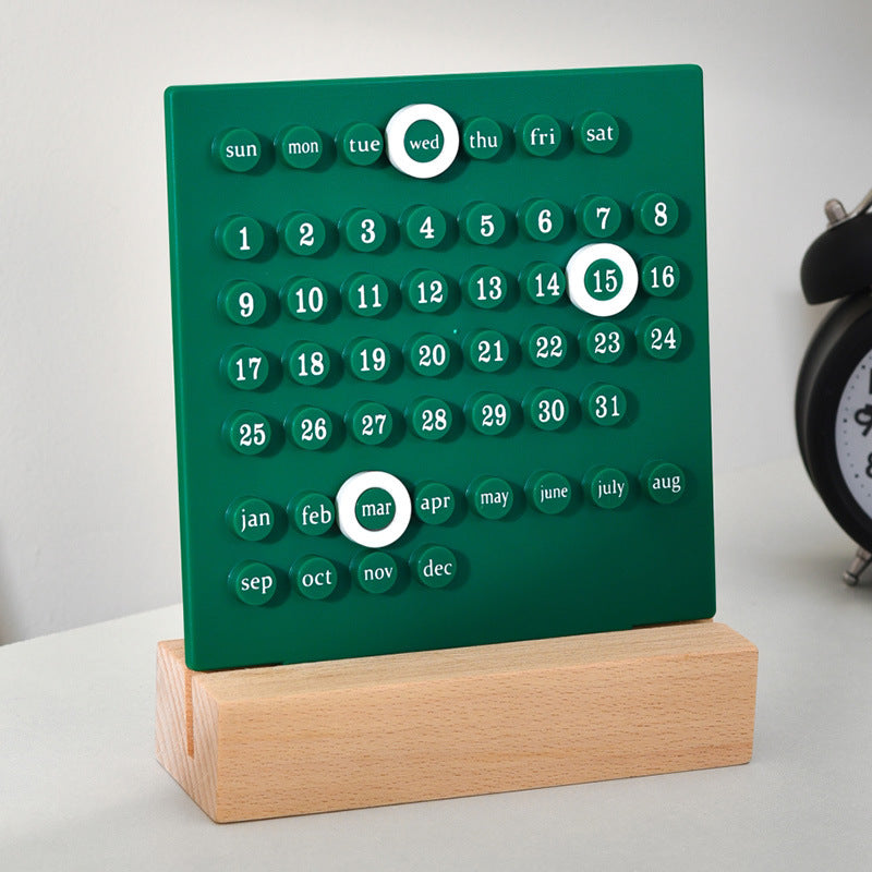 PopDate Perpetual Desk Calendar – Pagoda Pop